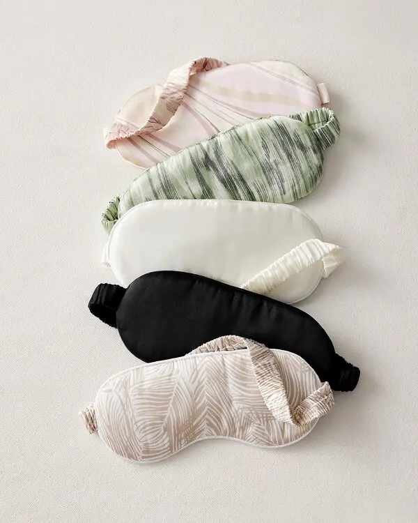 HAVEN WELL WITHIN Washable Silk Eye Mask - Navy