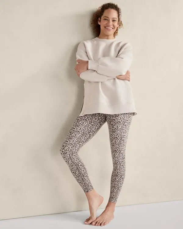 Varley Side Zip Sweatshirt - Egret