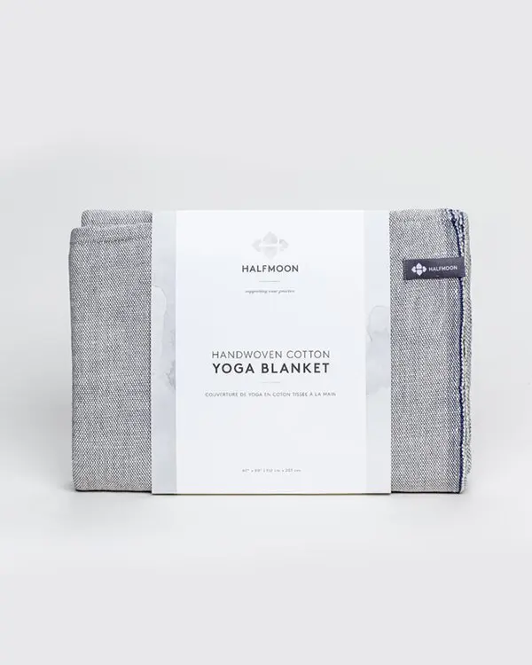 B, HALFMOON Cotton Yoga Blanket
