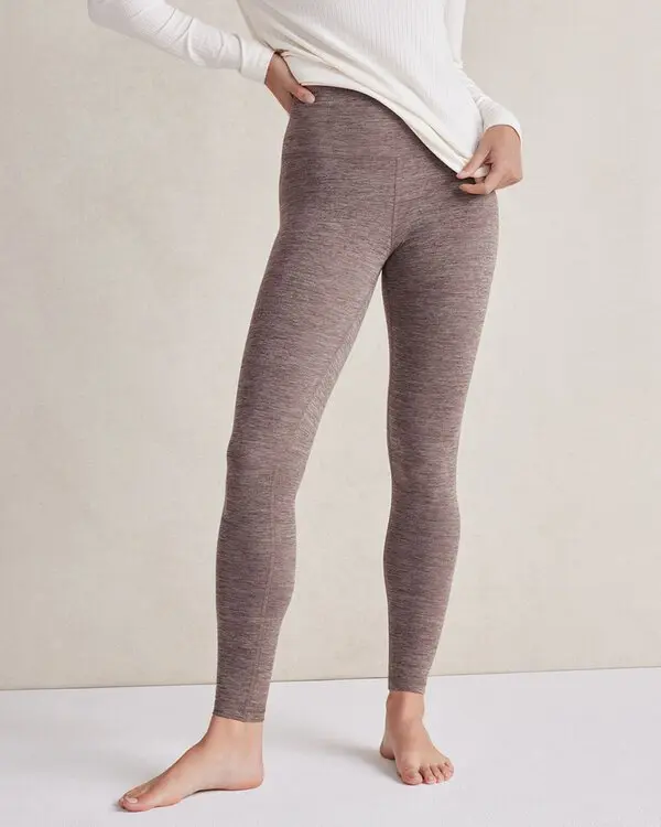 HAVEN WELL WITHIN Balance Heather Leggings - Truffle Heather