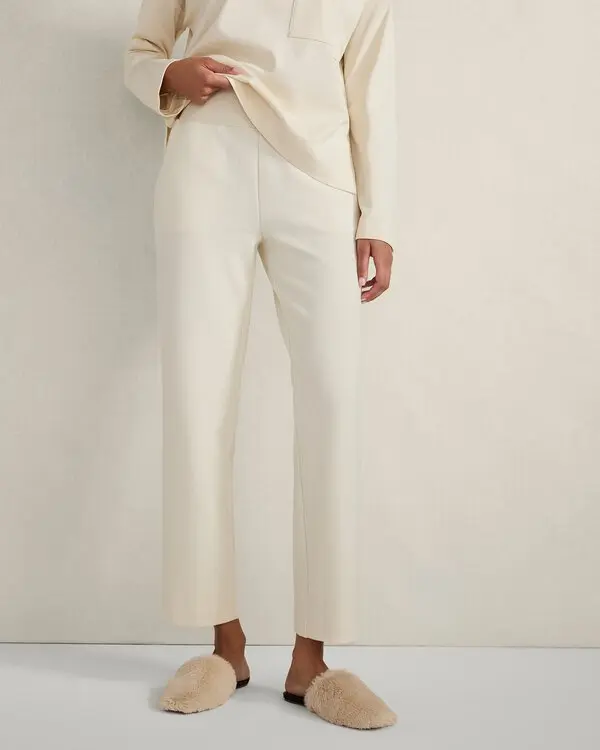 HAVEN WELL WITHIN Organic Cotton Ottoman Rib Pants