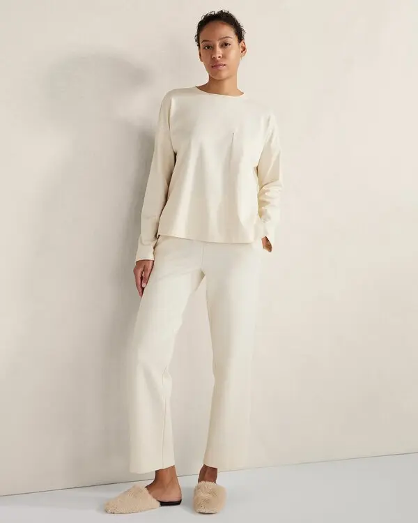 HAVEN WELL WITHIN Organic Cotton Ottoman Rib Pants