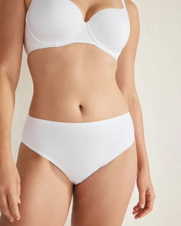 HAVEN WELL WITHIN Flawless High Leg Brief - White
