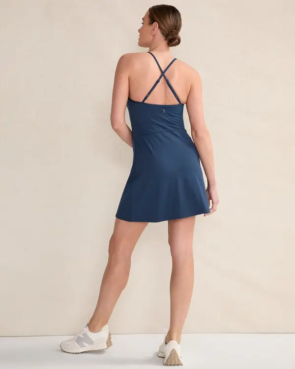 HAVEN WELL WITHIN Balance Criss Cross Active Dress - Twilight
