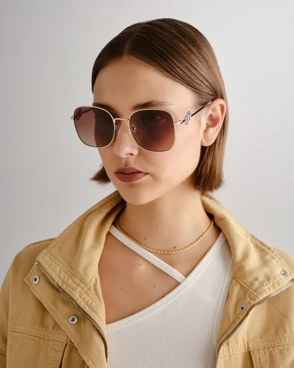 Le Specs Metamorphosis Square Frame Sunglasses