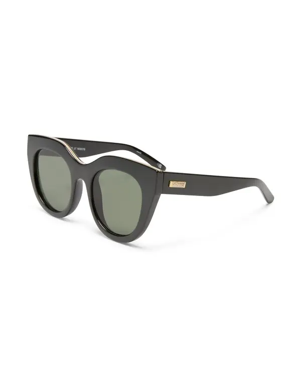 Le Specs Air Heart Sunglasses - Black