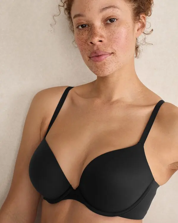 HAVEN WELL WITHIN Embrace Plunge Push-up Bra - Black