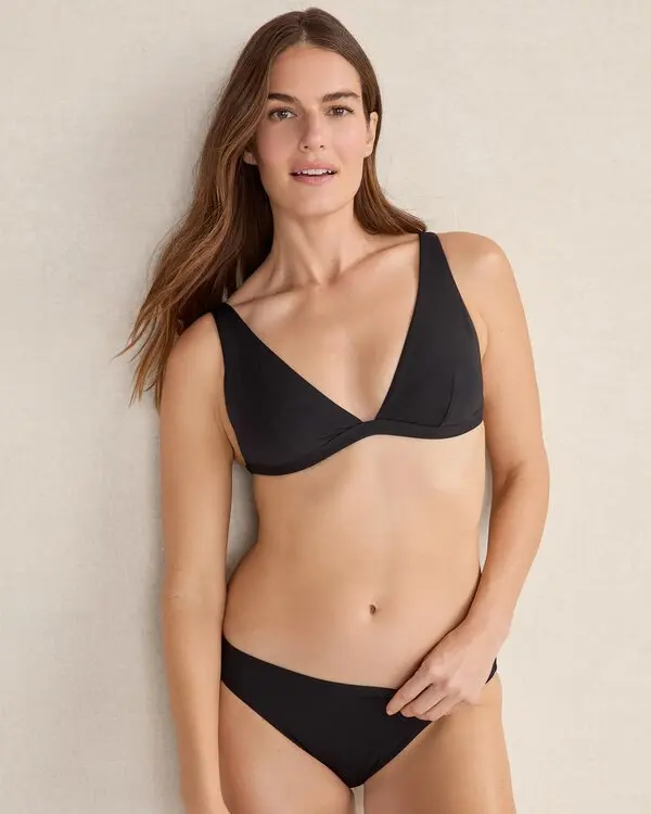 HAVEN WELL WITHIN Triangle Bikini Top - Black