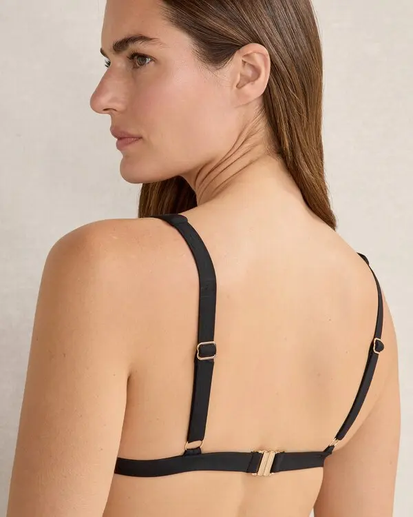 HAVEN WELL WITHIN Triangle Bikini Top - Black
