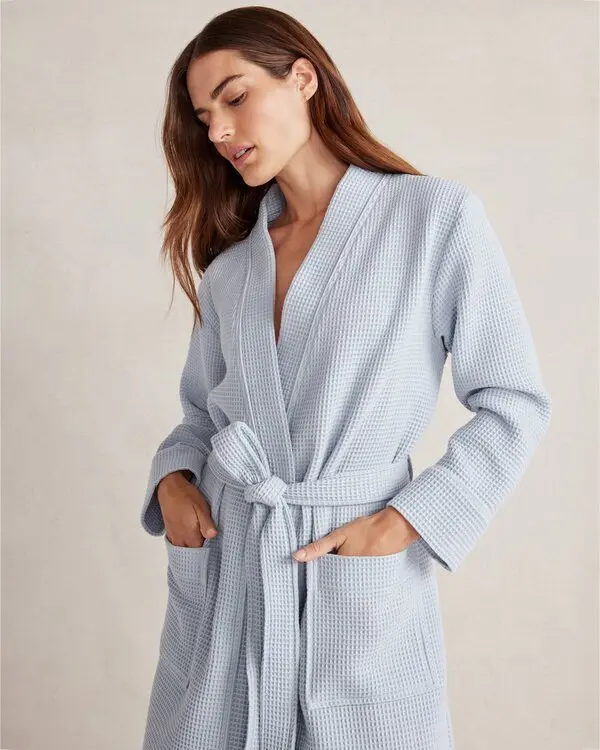 HAVEN WELL WITHIN Organic Cotton Waffle Robe - Sand
