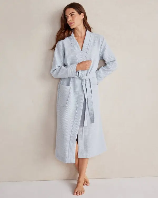 HAVEN WELL WITHIN Organic Cotton Waffle Robe - Sand