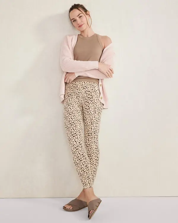 Varley Let's Move Pocket High Legging 25 - Almond Leopard