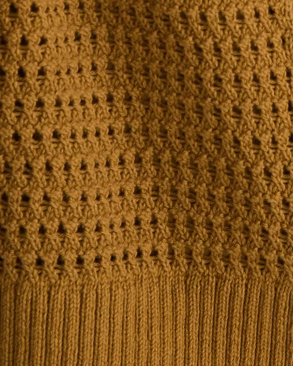 HAVEN WELL WITHIN Organic Cotton Open Stitch Cardigan