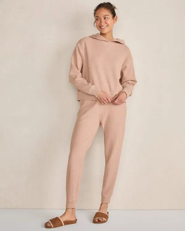 HAVEN WELL WITHIN Organic Cotton Waffle Knit Joggers