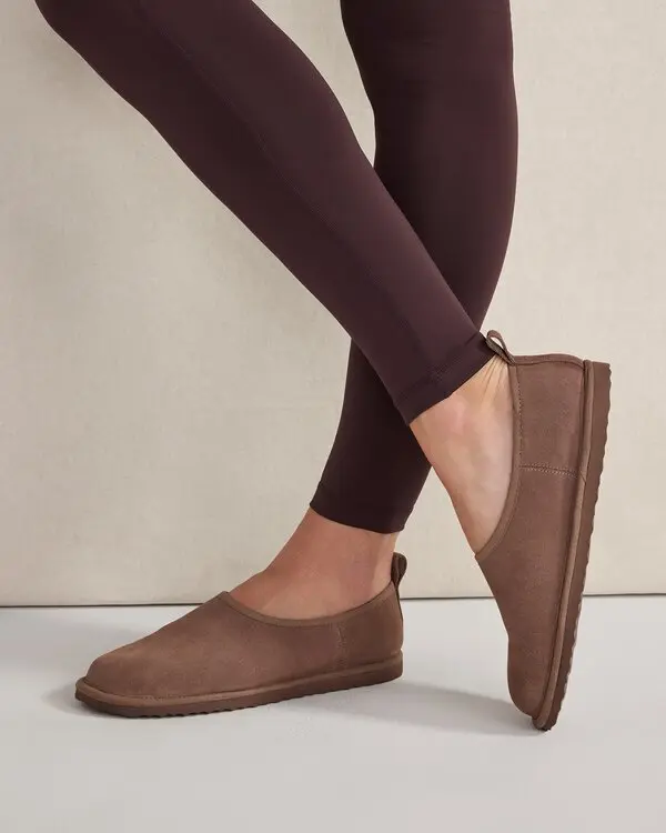 HAVEN WELL WITHIN Suede And Sherpa Bootie