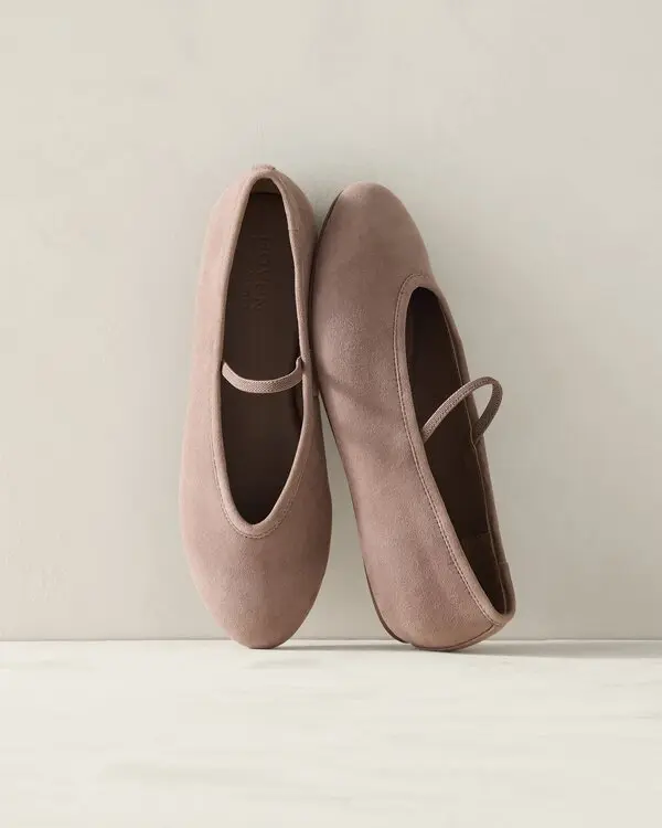 HAVEN WELL WITHIN Suede Mary Jane Ballet Flats - Branch