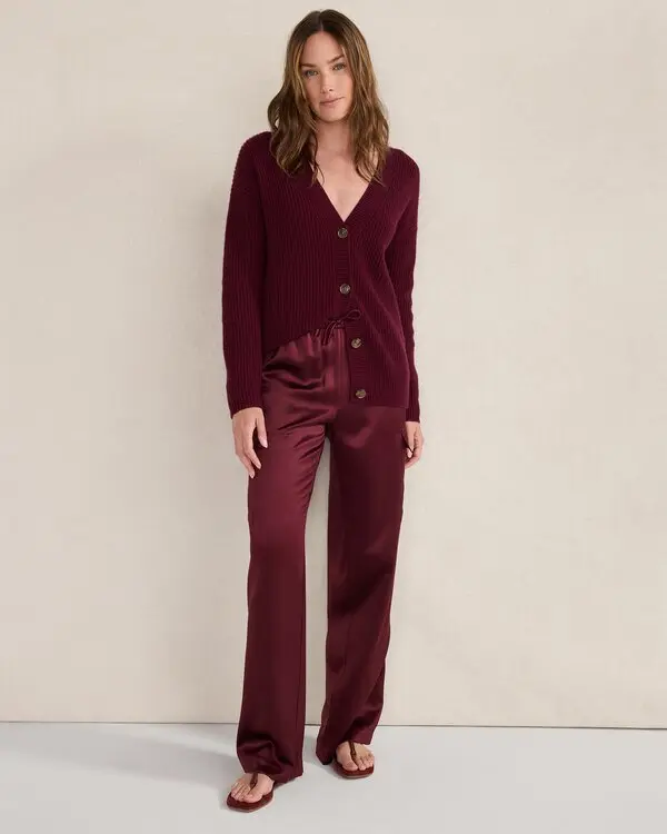 HAVEN WELL WITHIN Luxe Silk Cargo Pants - Nightengale