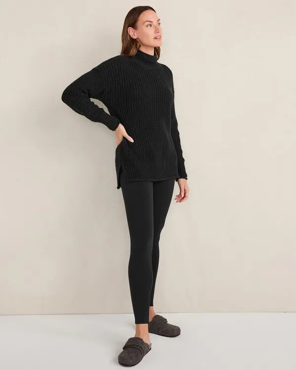 HAVEN WELL WITHIN Balance Fleece-lined Leggings - Black