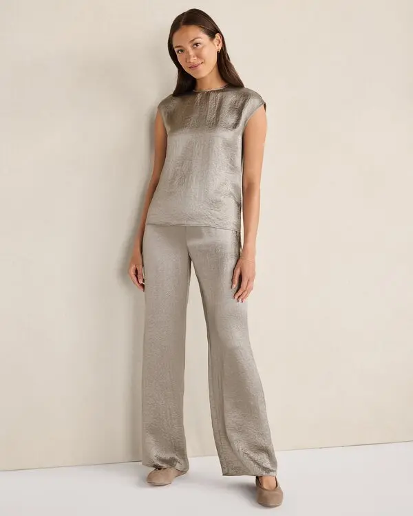 HAVEN WELL WITHIN Luxe Crinkle Shine Pants