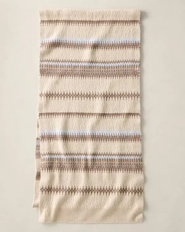 HAVEN WELL WITHIN Organic Cotton Blend Fair Isle Scarf - Vail Fairisle Chantralle