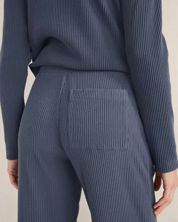 HAVEN WELL WITHIN Ottoman Rib Straight Leg Pants