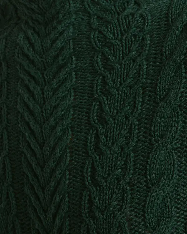 HAVEN WELL WITHIN Organic Cotton Cable Mockneck Sweater