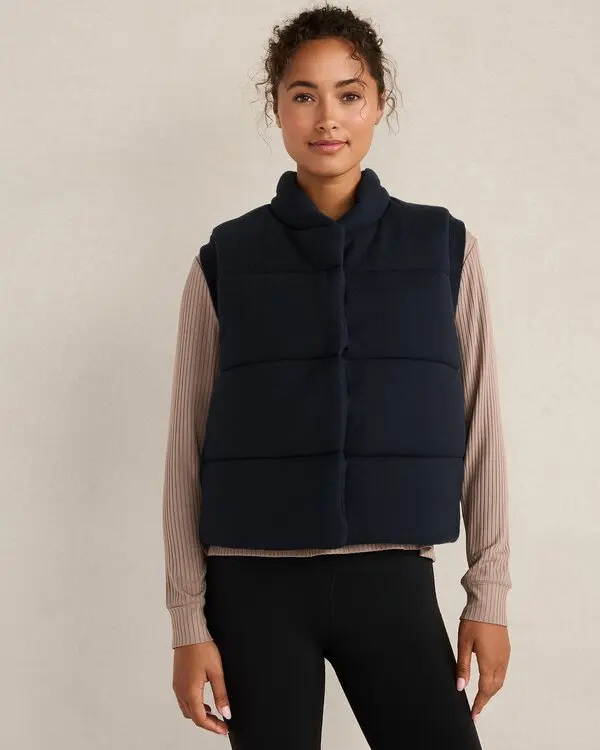 HAVEN WELL WITHIN Viscose Blend Puffer Vest