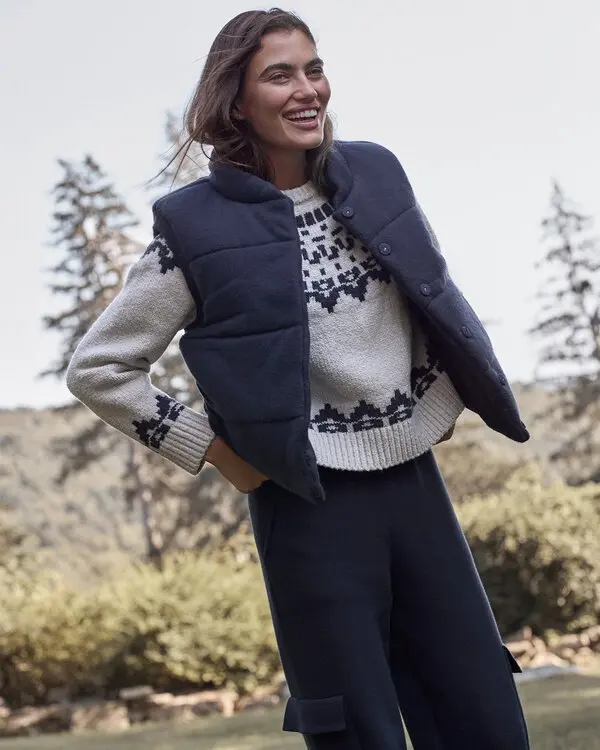 HAVEN WELL WITHIN Viscose Blend Puffer Vest
