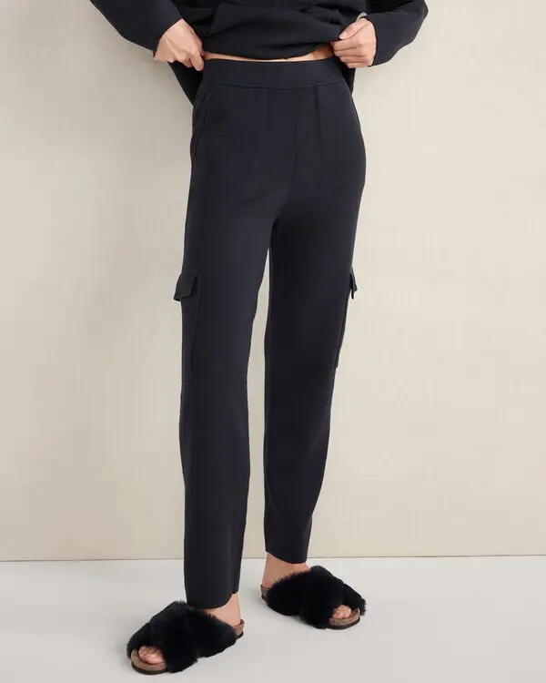 HAVEN WELL WITHIN Viscose Blend Cargo Pants