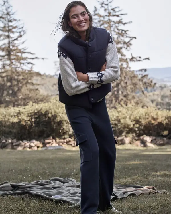 HAVEN WELL WITHIN Viscose Blend Cargo Pants