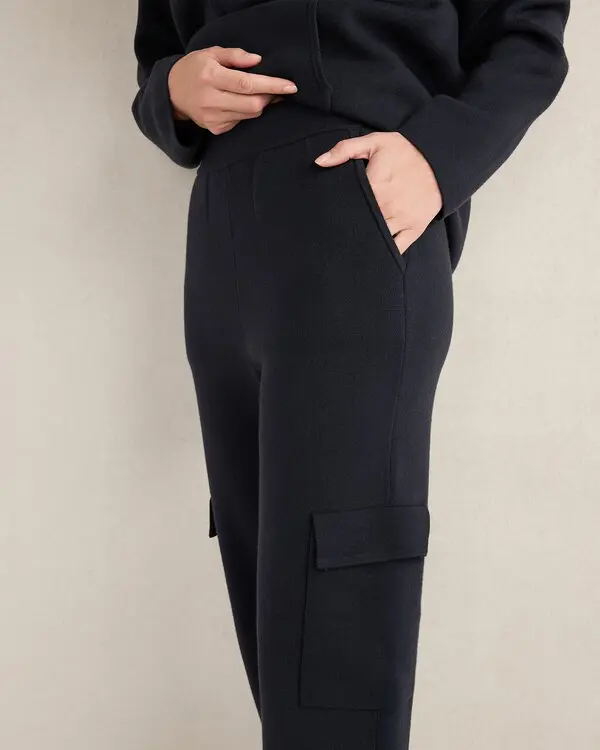 HAVEN WELL WITHIN Viscose Blend Cargo Pants