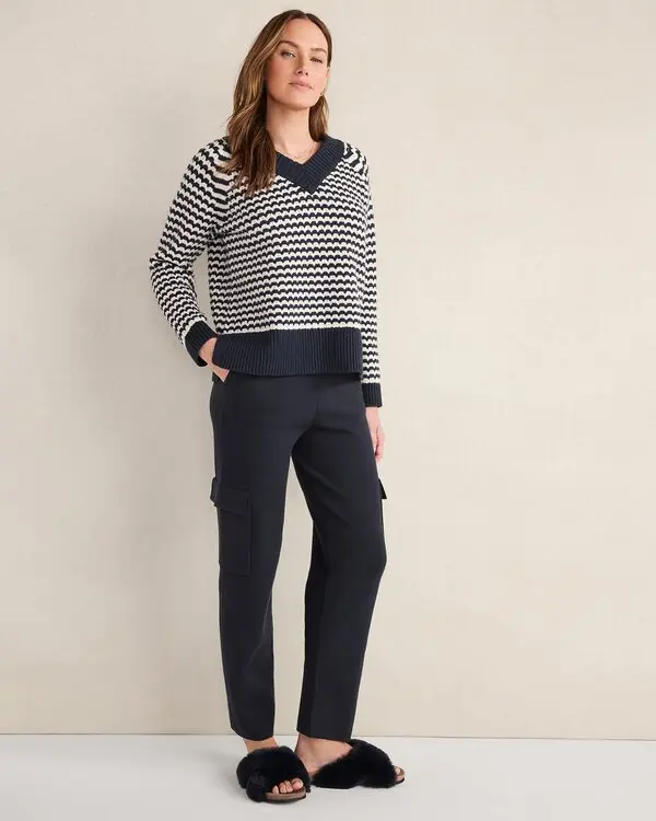 HAVEN WELL WITHIN Viscose Blend Cargo Pants