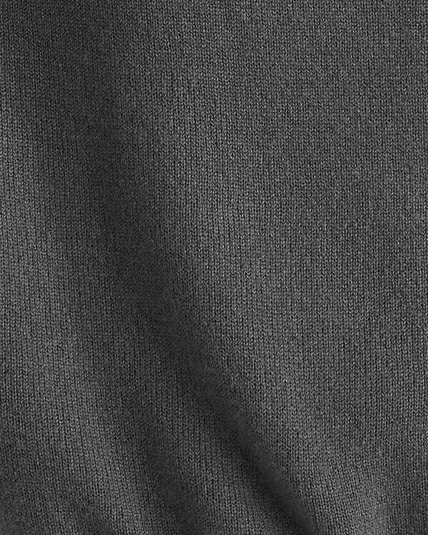 HAVEN WELL WITHIN Cashmere Tie-front Crewneck Sweater - Storm Cloud