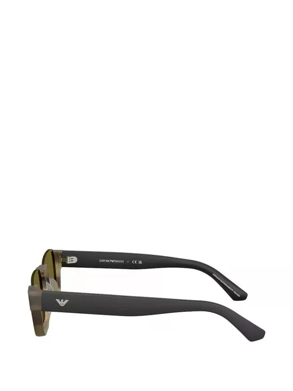 Emporio Armani Rectangle Frame Sunglasses
