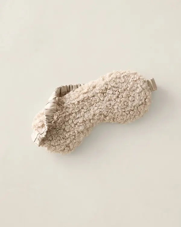 HAVEN WELL WITHIN Sherpa Eye Mask - Oat