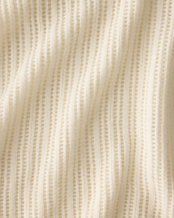 HAVEN WELL WITHIN Wool And Cashmere Pointelle Roll Neck Sweater