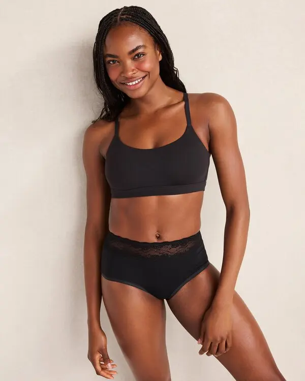 HAVEN WELL WITHIN Cotton Bliss High Waist Brief - Beige