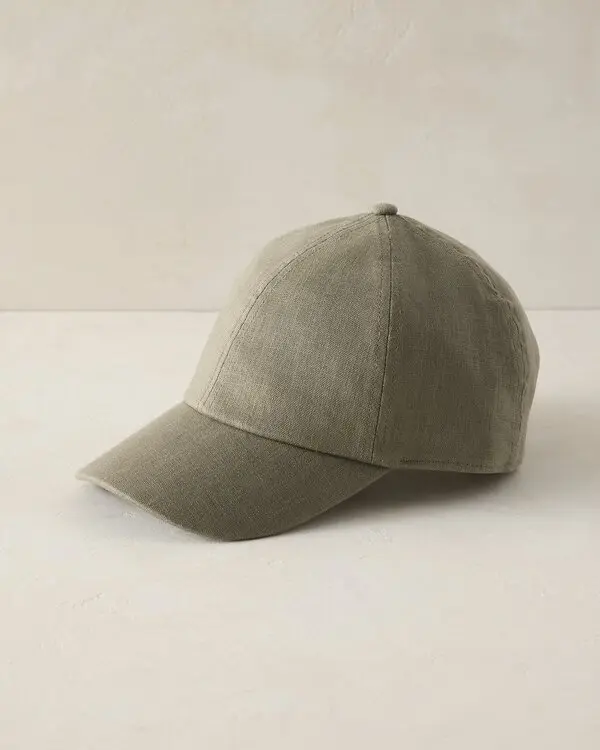 HAVEN WELL WITHIN Linen Baseball Cap - Vetiver