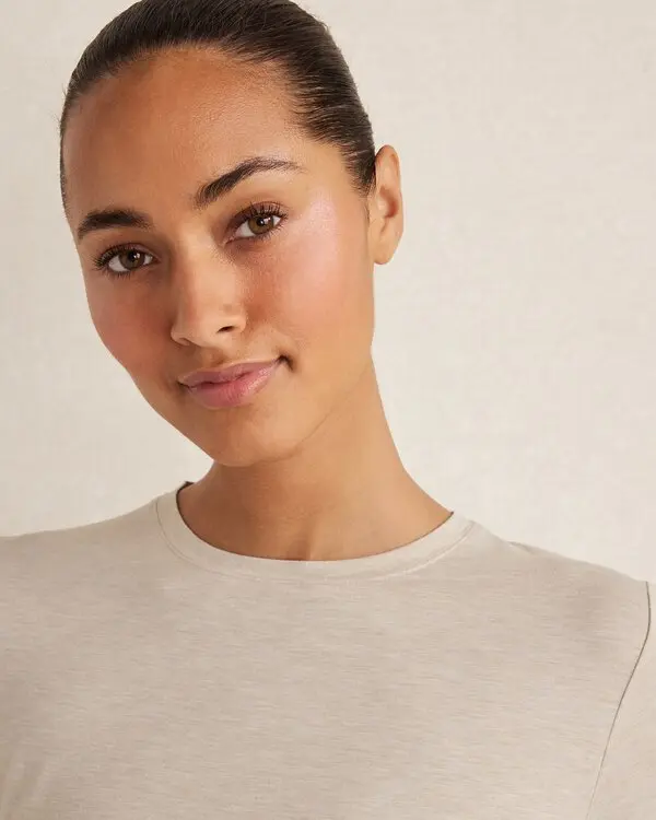 HAVEN WELL WITHIN Calm & Cool Long Sleeve Pajama Top - Nightfall