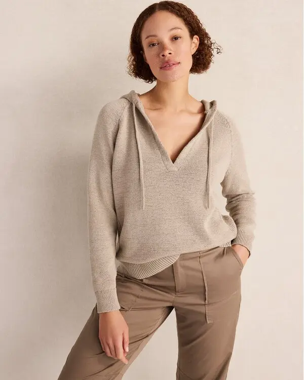 HAVEN WELL WITHIN Cotton Tape Yarn Hoodie