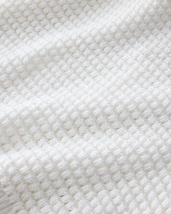 HAVEN WELL WITHIN Cotton Wave Stitch Zip-up Hoodie