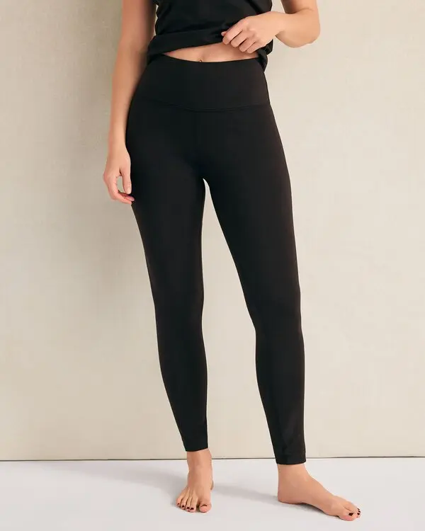 HAVEN WELL WITHIN Balance Organic Cotton Leggings - Granite