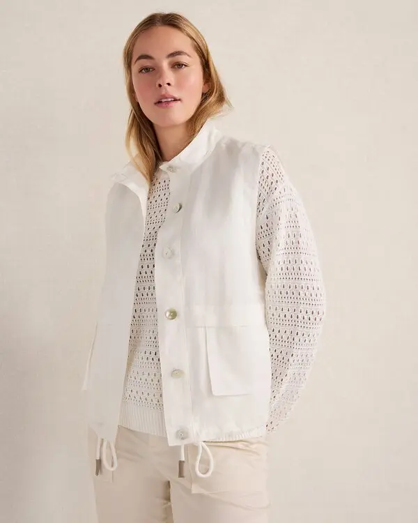 HAVEN WELL WITHIN Linen Blend Vest