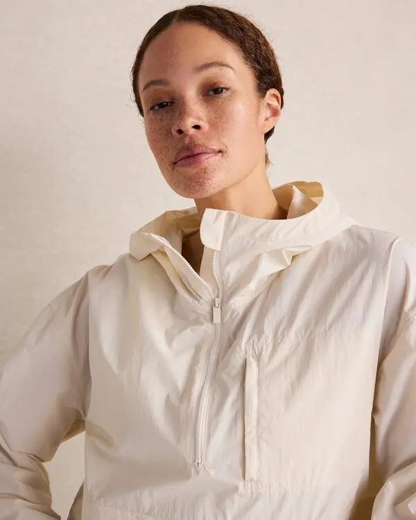 HAVEN WELL WITHIN Crinkle Nylon Zip Hooded Jacket