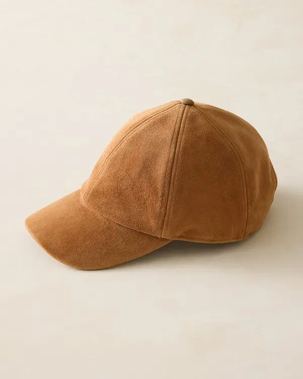 HAVEN WELL WITHIN Genuine Suede Baseball Cap - Vachetta