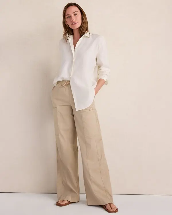 HAVEN WELL WITHIN The Daily Shirt In Everweave Linen