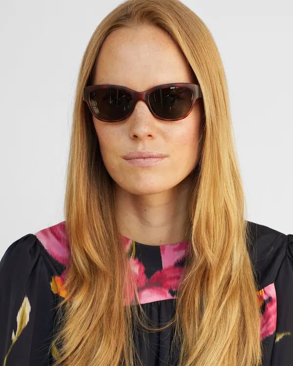 LOOK OPTIC Milla Cat Eye Sunglasses - Black