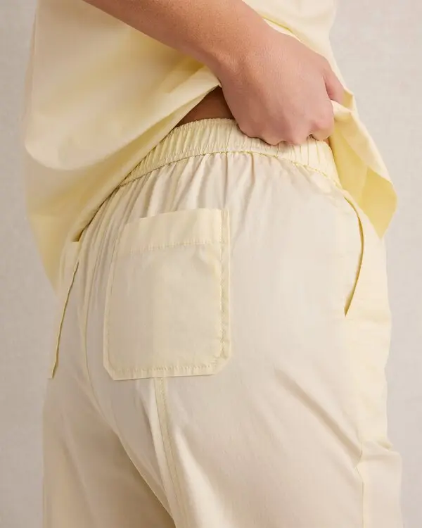 HAVEN WELL WITHIN Organic Cotton Twill Tapered Pants