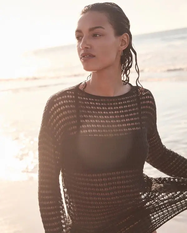 HAVEN WELL WITHIN Organic Cotton Pointelle Tunic