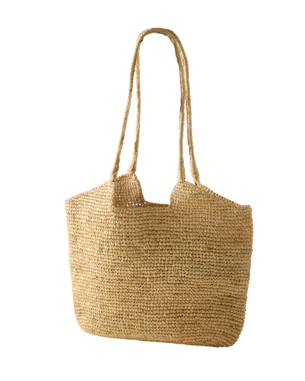 HAVEN WELL WITHIN Raffia Tote Bag - Natural